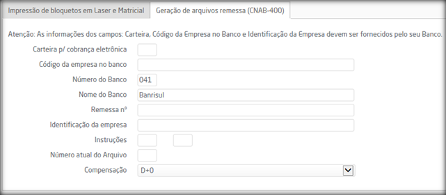 Cobrança Eletrônica CNAB 400 e CNAB 240 - Shopping - Linx Microvix ...