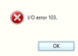 I/O error 103 - Automotivo - Linx Share