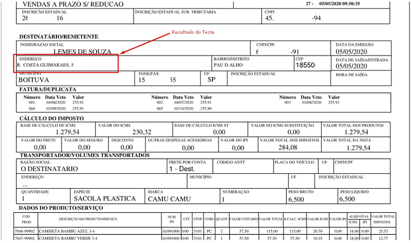 MILLEN-1176 - NFE - IMPRESSÃO DE DANFE COM MESMO LAYOUT SAI DOIS TIPOS ...