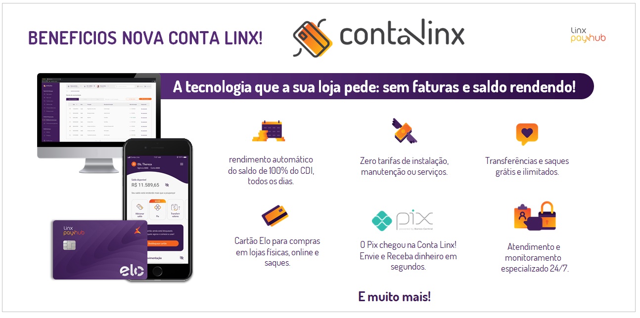 Nova Conta Linx :) - Pay Hub - Linx Share