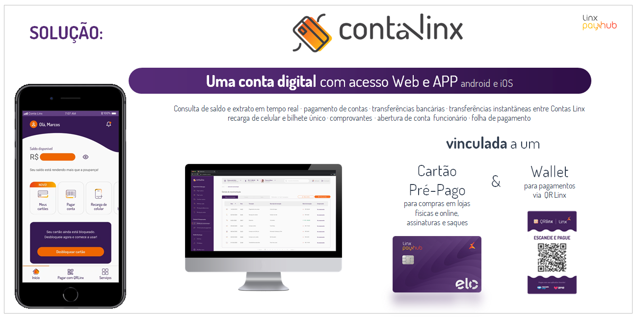 Nova Conta Linx :) - Pay Hub - Linx Share
