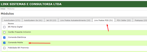 Manual Linx Smart Order (antigo Comanda Mobile) - Postos - Linx Share
