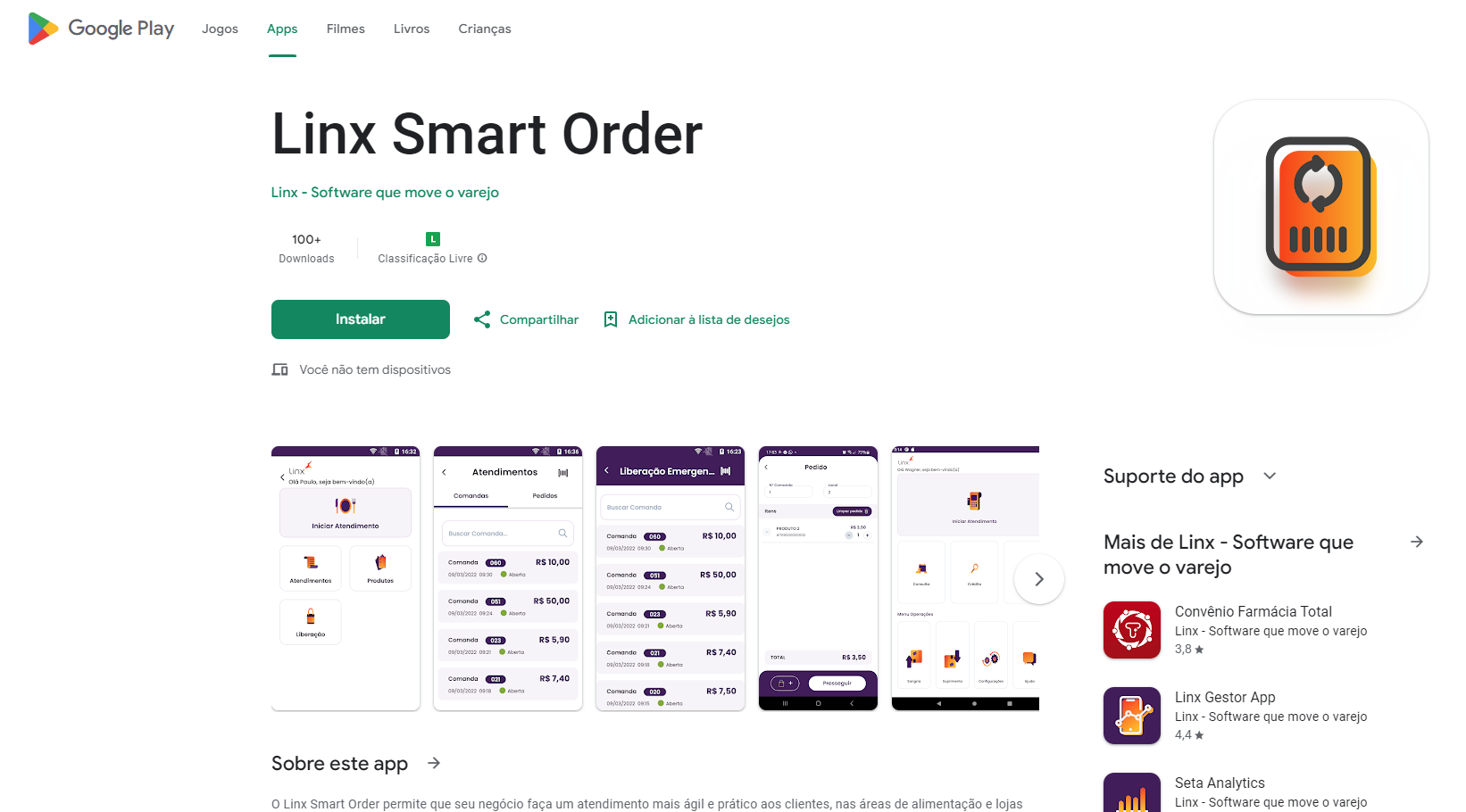 Manual Linx Smart Order (antigo Comanda Mobile) - Postos - Linx Share