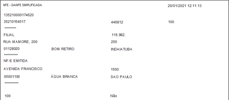 Millen_4468 – Layout Simplificado do Danfe - Millennium - Linx Share