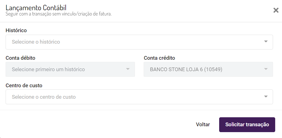 Linx Conta Digital Integrada (Stone Banking) - Shopping - Linx Microvix ...