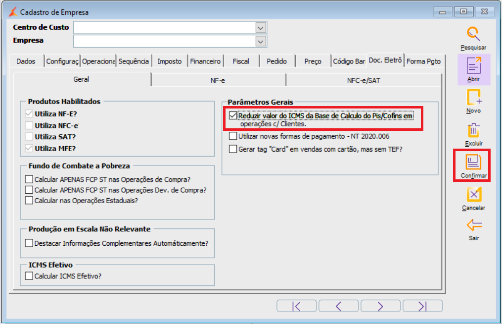 Easy Linx ADM/PROD - Como deduzir o valor do ICMS da base de cálculo de ... Easy Linx ADM/PROD - Como deduzir o valor do ICMS da base de cálculo de ...