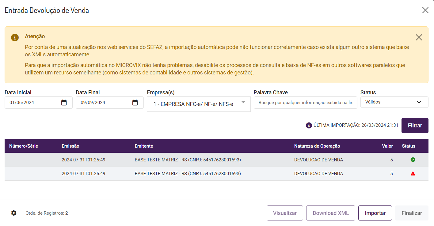Realizar Troca Fácil - Microvix - Shopping - Linx Microvix - Linx Share