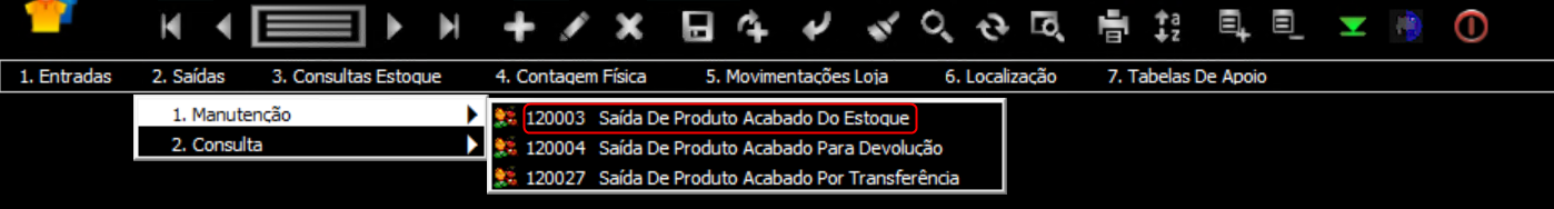 Visual Linx - Estoque de Produto Acabado - Como encontrar a tela Saída ... Visual Linx - Estoque de Produto Acabado - Como encontrar a tela Saída ...