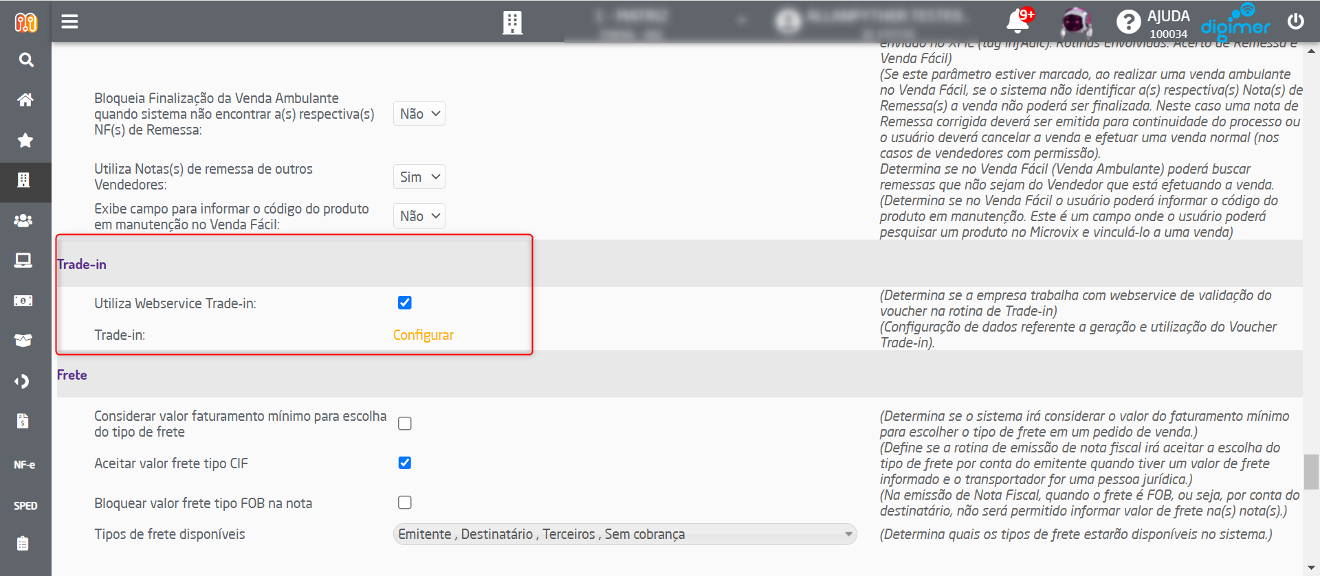 Microvix ERP - Parâmetros Globais - Como realizar a configuração do ...