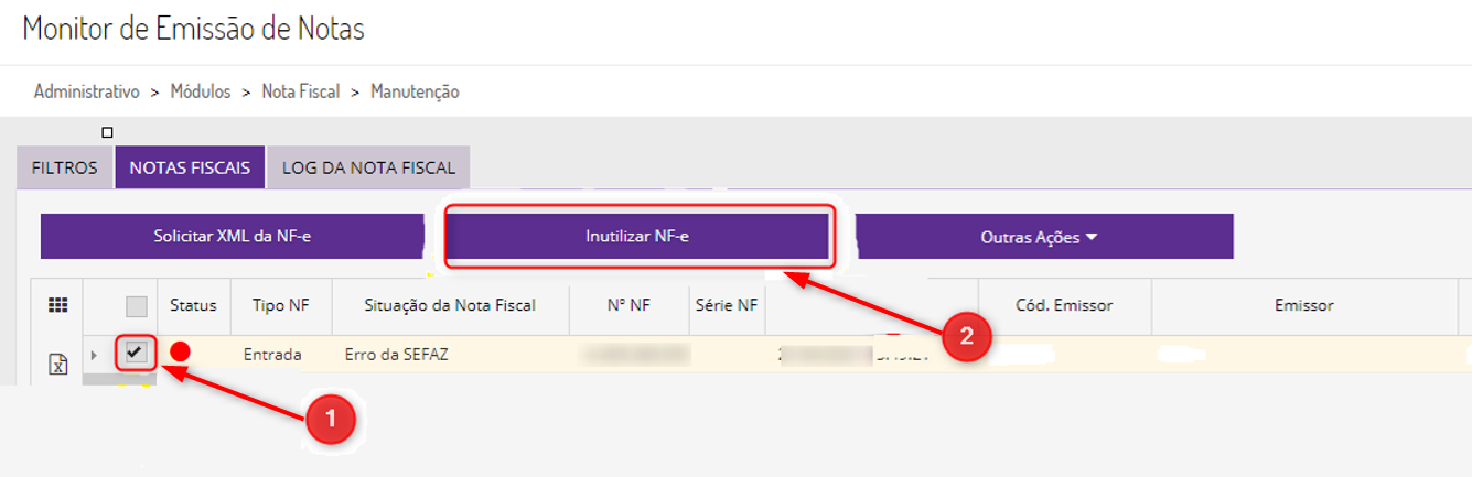 Linx UX - Nota Fiscal - Inutilização de NF-e - Shopping - Linx UX ... Linx UX - Nota Fiscal - Inutilização de NF-e - Shopping - Linx UX ...