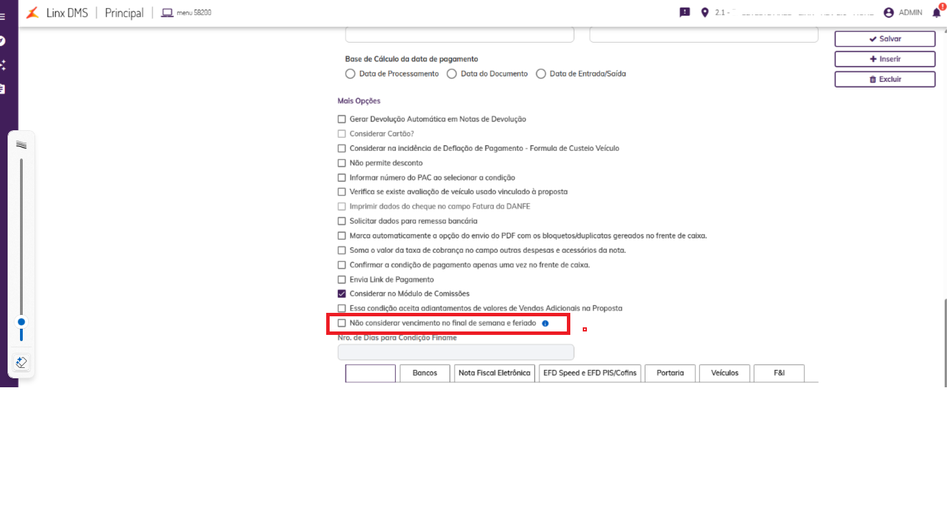 AUTO-70153 | Vencimento de Títulos em Feriados ou Fim de Semana ...